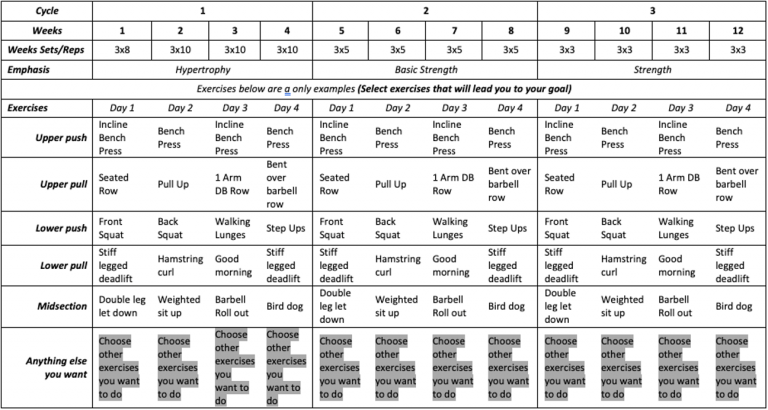 6. Periodization & Program Design – Ch.1 – Weight Training